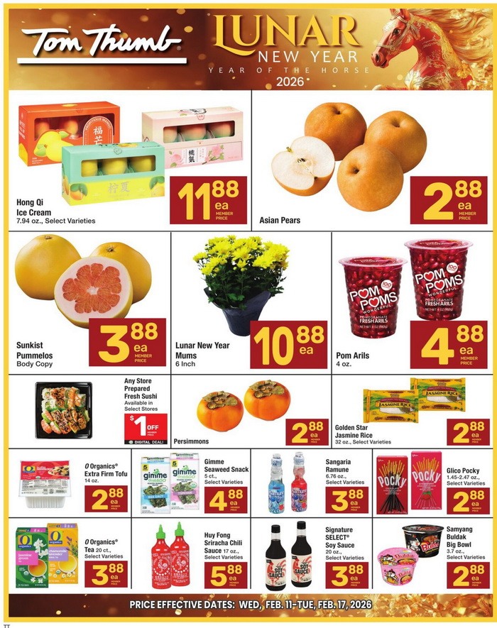 Tom Thumb Weekly Ad Feb 11 – Feb 17, 2026 (Valentine's Day Promotion ...