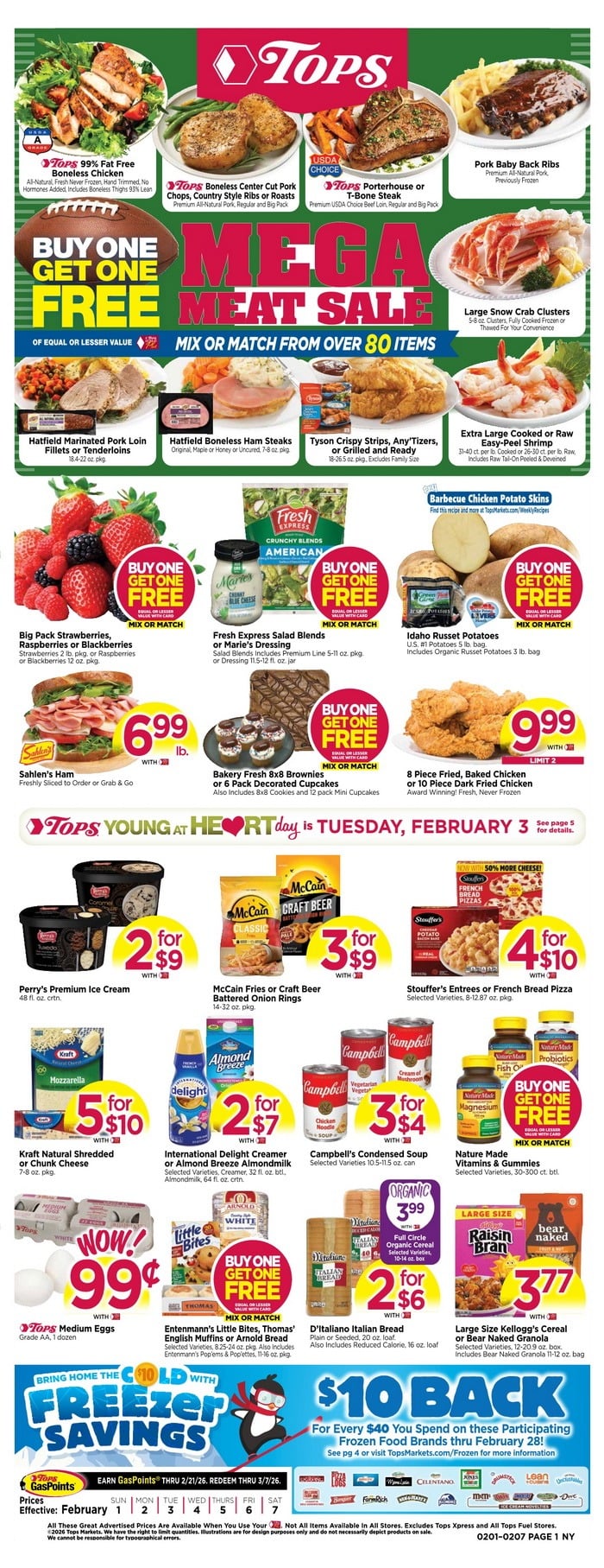 Tops Weekly Ad Feb 01 – Feb 07, 2026