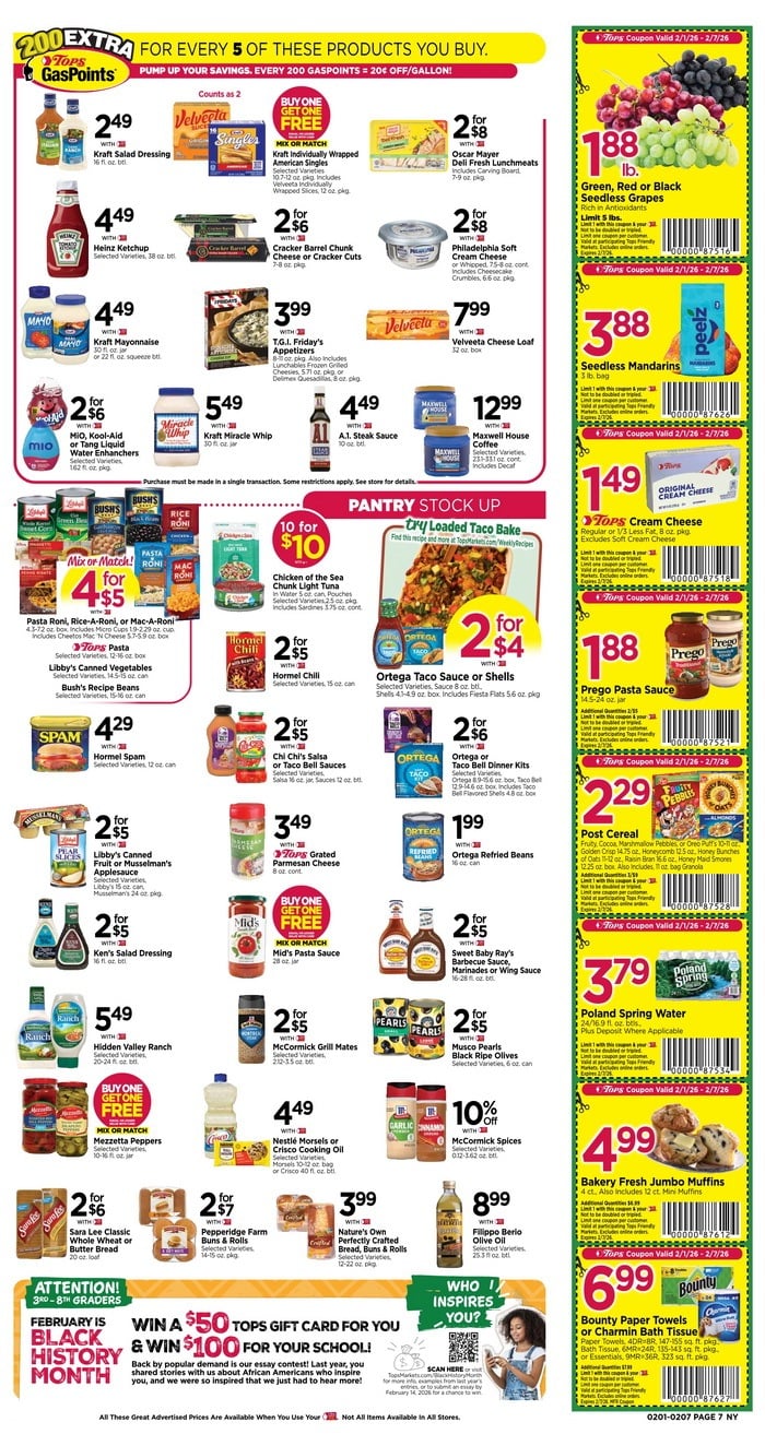 Tops Weekly Ad Feb 01 – Feb 07, 2026