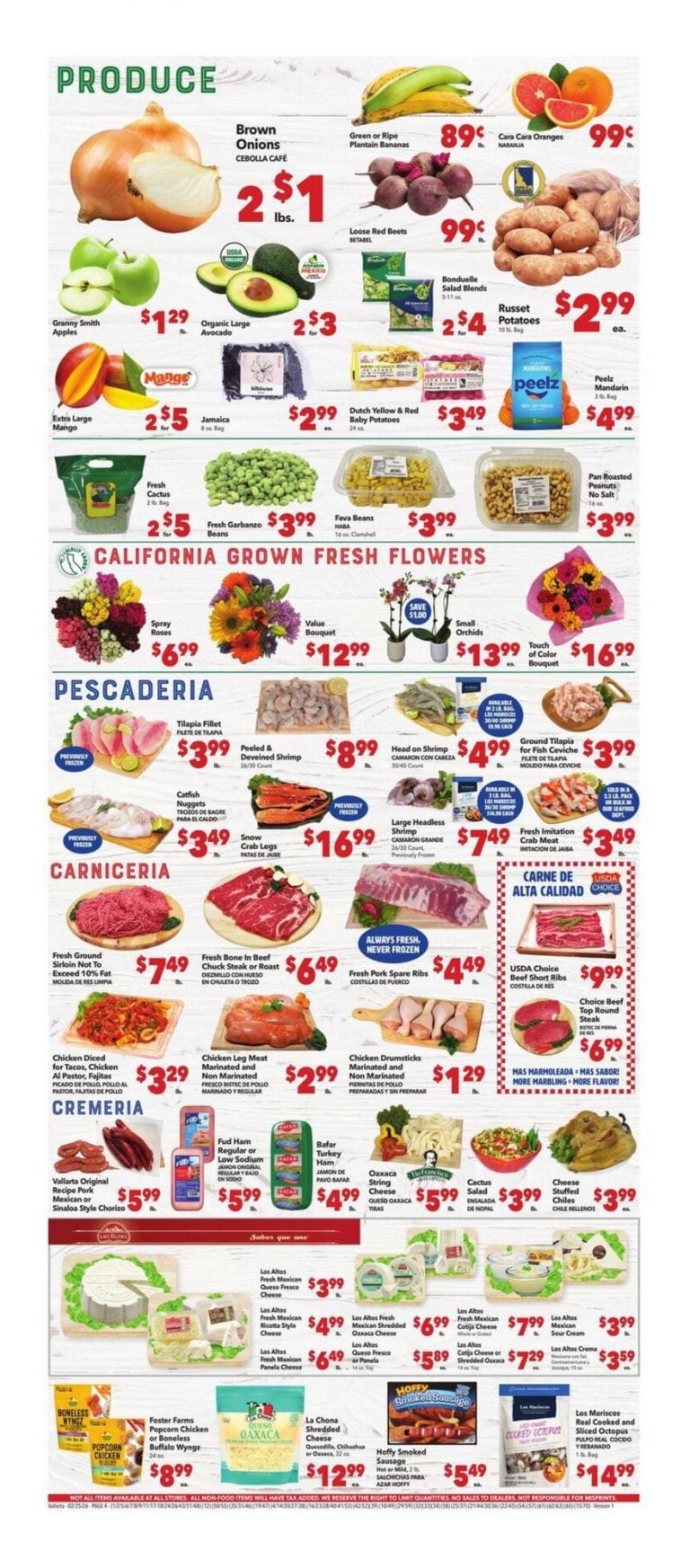 Vallarta Weekly Ad Feb 25 – Mar 03, 2026