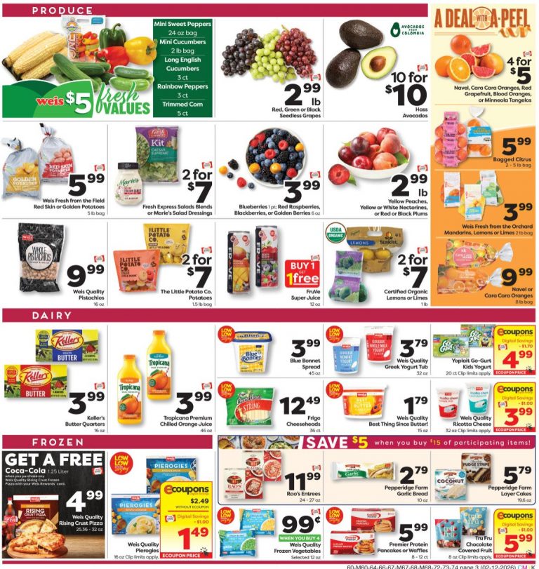 Weis Markets Weekly Ad Feb 12 – Feb 18, 2026 (Valentine's Day Promotion ...