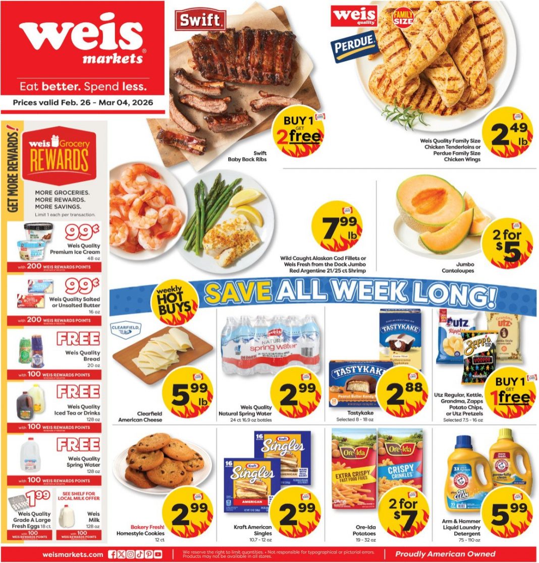 Weis Markets Weekly Ad Feb 26 – Mar 04, 2026 (Easter Day Promotion ...