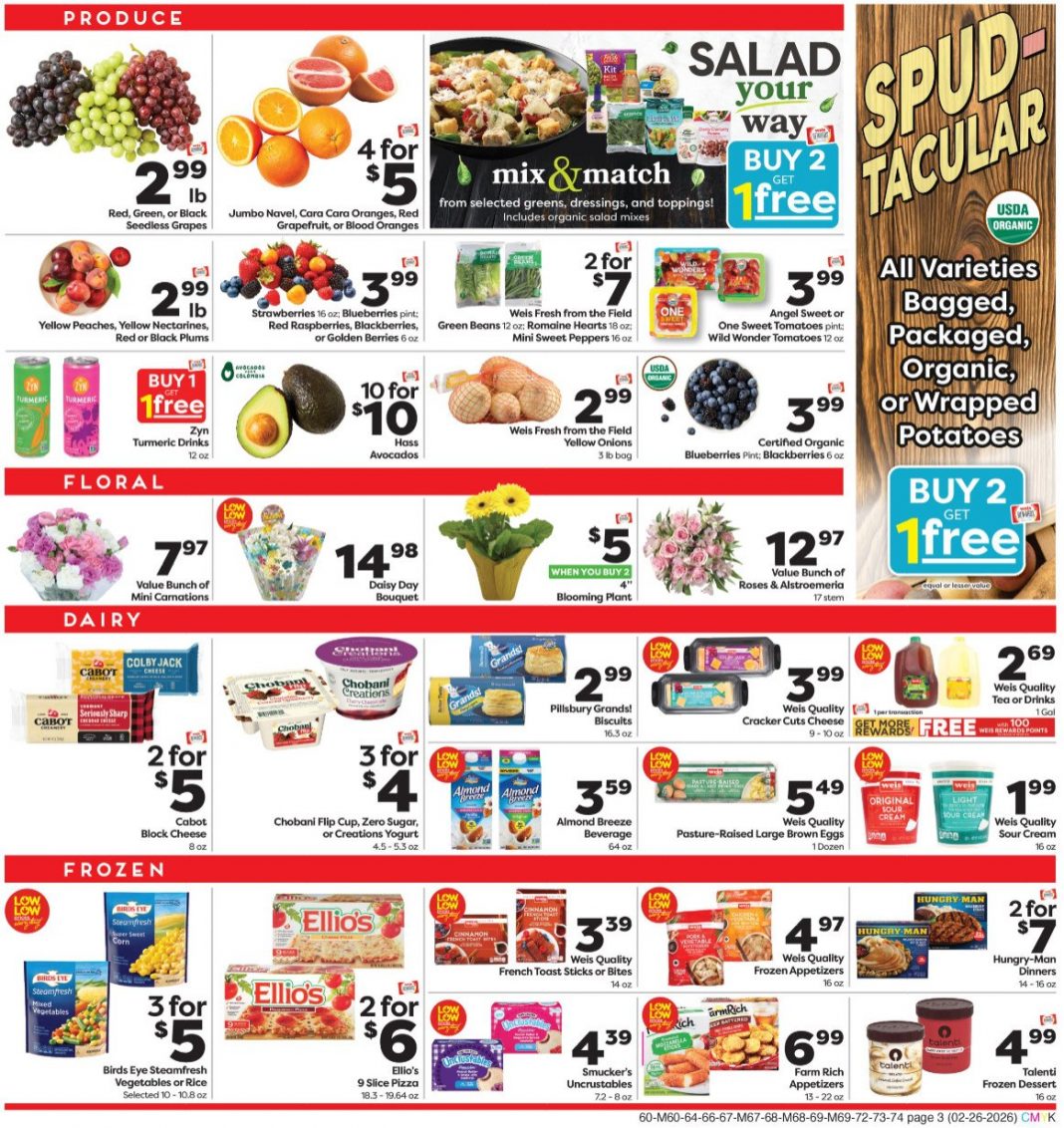 Weis Markets Weekly Ad Feb 26 – Mar 04, 2026 (Easter Day Promotion ...