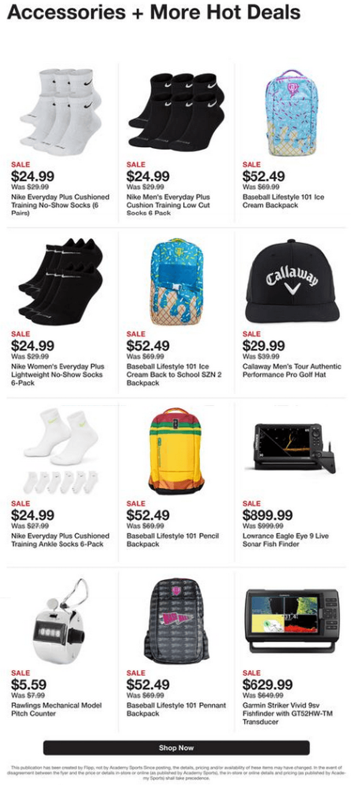 Academy Sports + Outdoors Weekly Ad Mar 12– Mar 18, 2026
