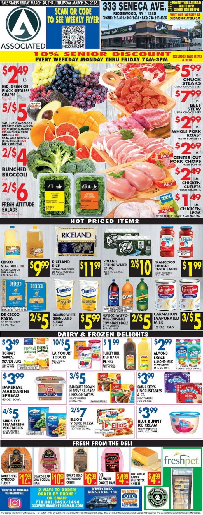 Associated Supermarkets Weekly Ad Mar 20 – Mar 26, 2026