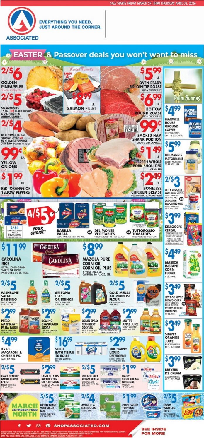 Associated Supermarkets Weekly Ad Mar 27 – Apr 02, 2026