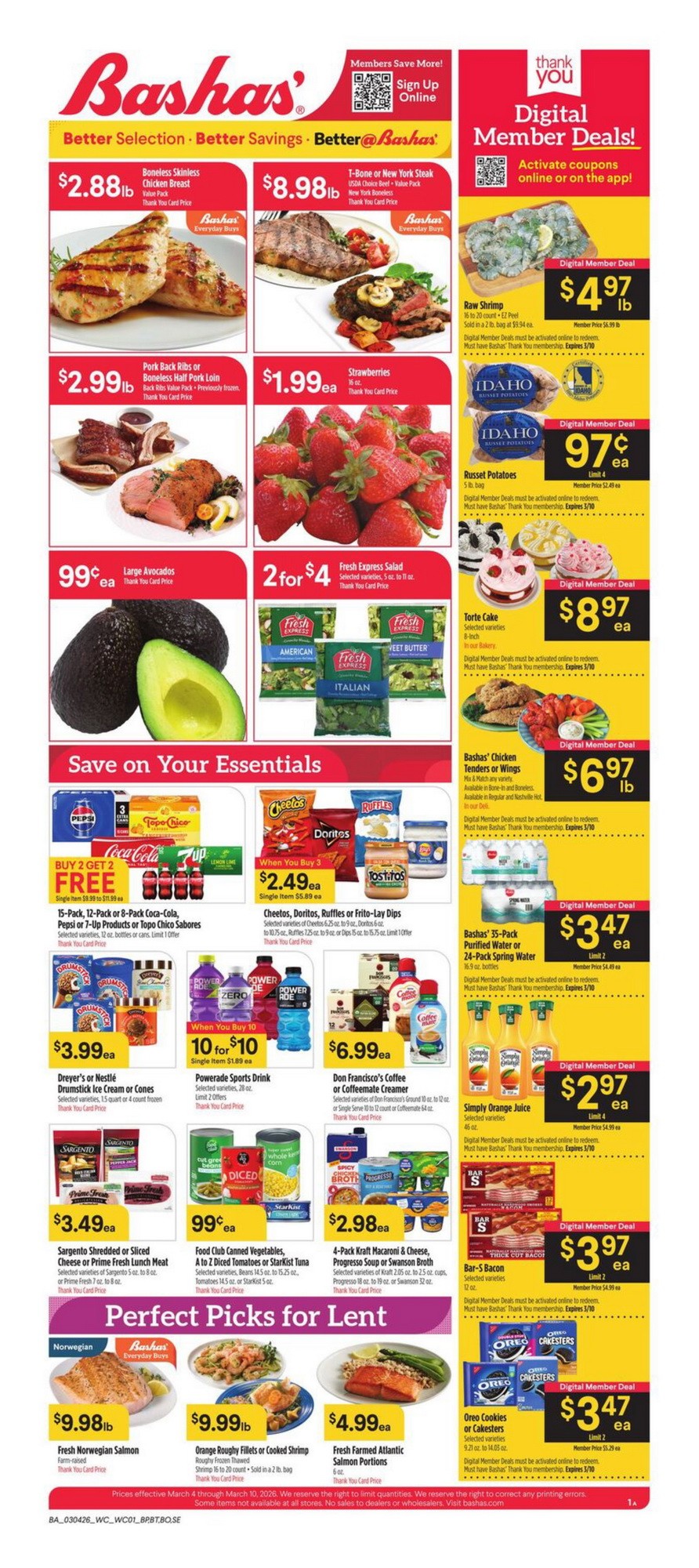 Bashas Weekly Ad Mar 04 – Mar 10, 2026