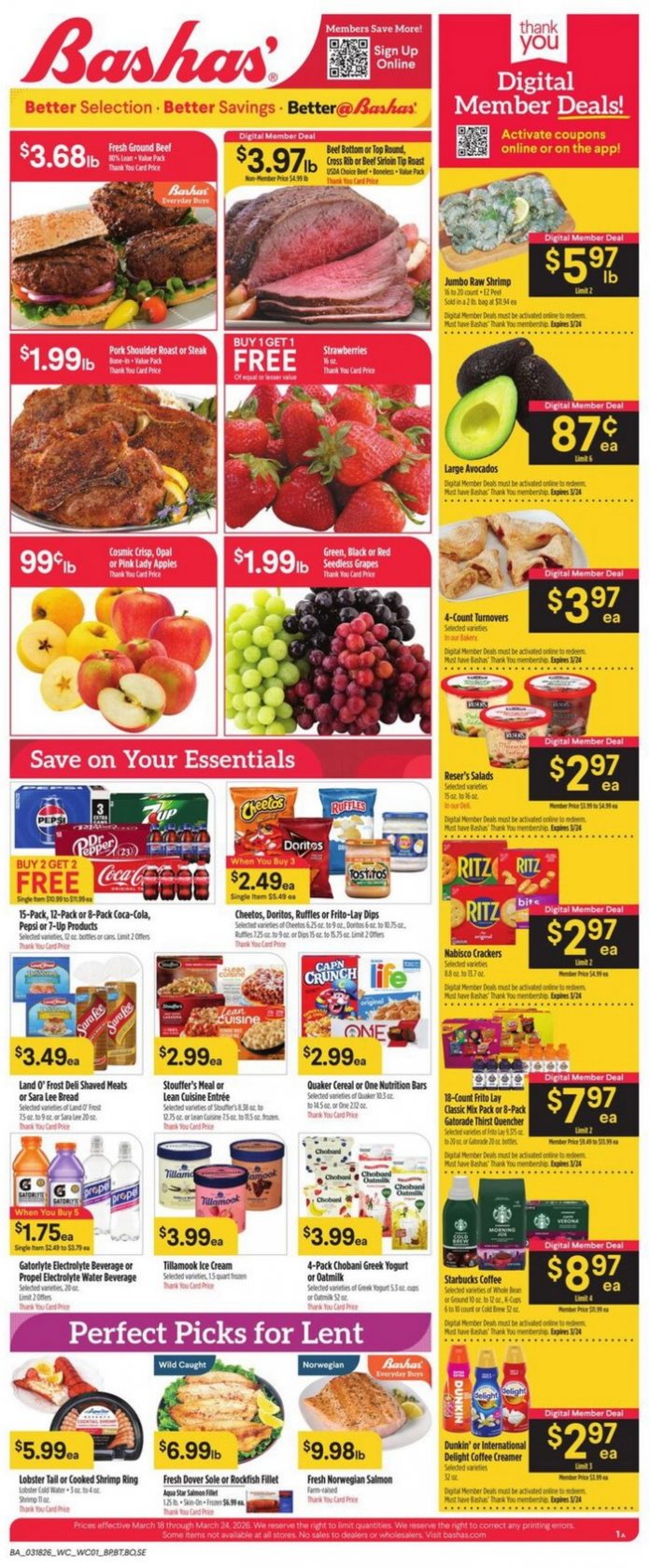 Bashas Weekly Ad Mar 18 – Mar 24, 2026