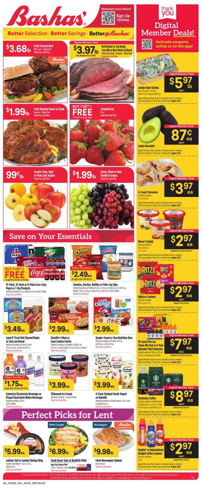 Bashas Weekly Ad Mar 18 – Mar 24, 2026