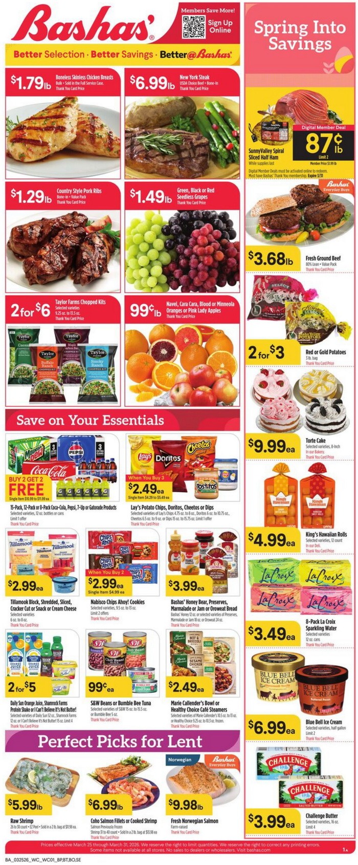 Bashas Weekly Ad Mar 25 – Mar 31, 2026