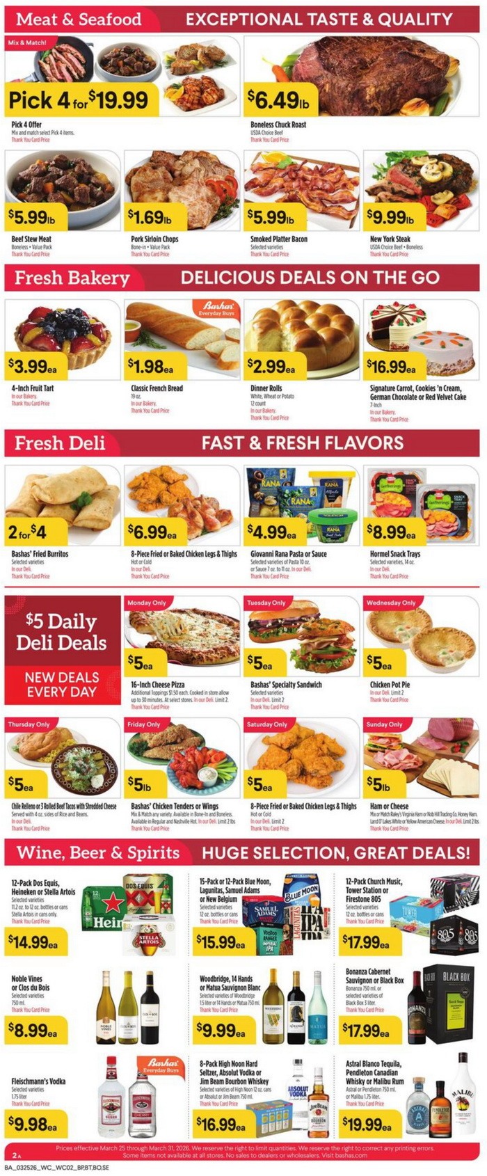 Bashas Weekly Ad Mar 25 – Mar 31, 2026