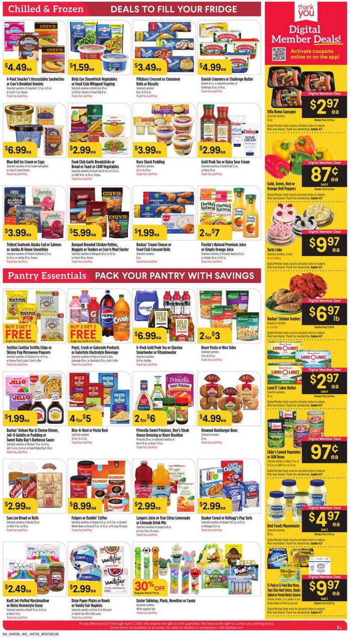 Bashas Weekly Ad Apr 01 – Apr 07, 2026 (Easter Promotion Included)