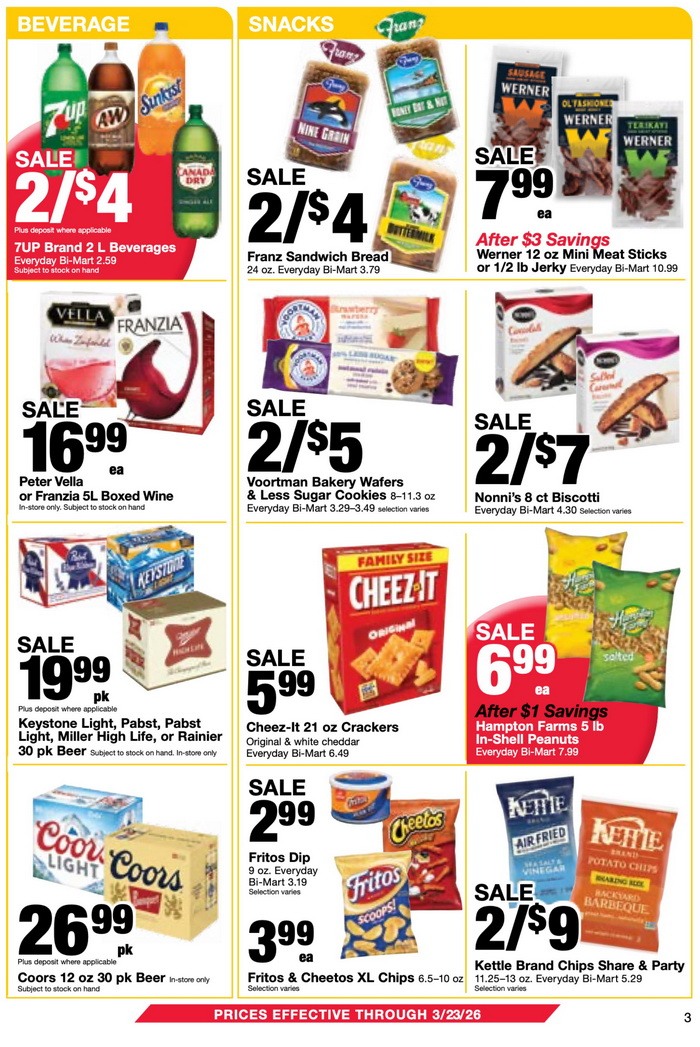 Bi-Mart Weekly Ad Mar 10 – Mar 23, 2026