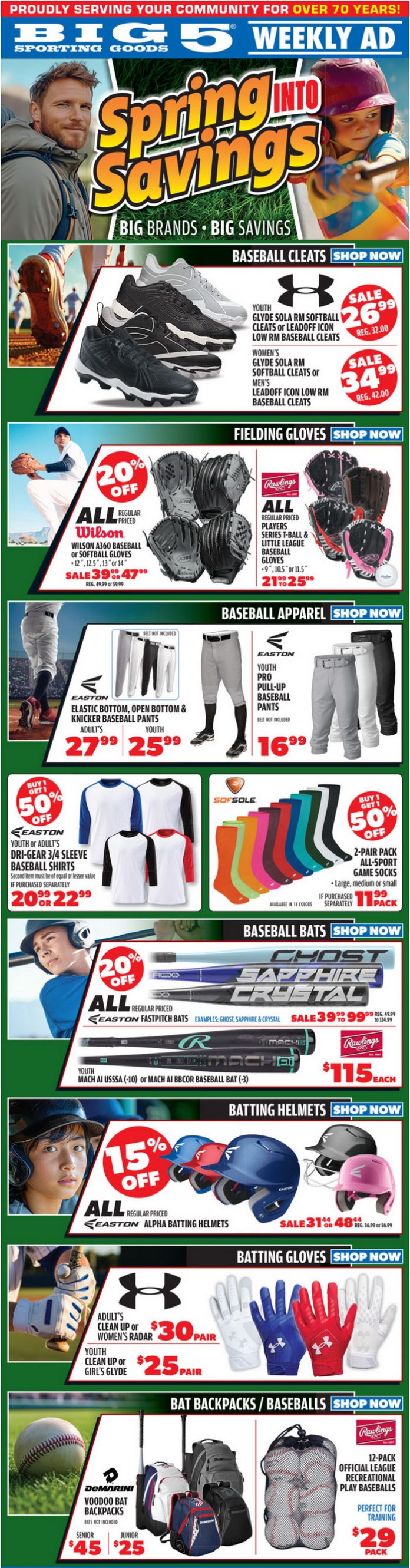 Big 5 Sporting Goods Weekly Ad Mar 06 – Mar 19, 2026
