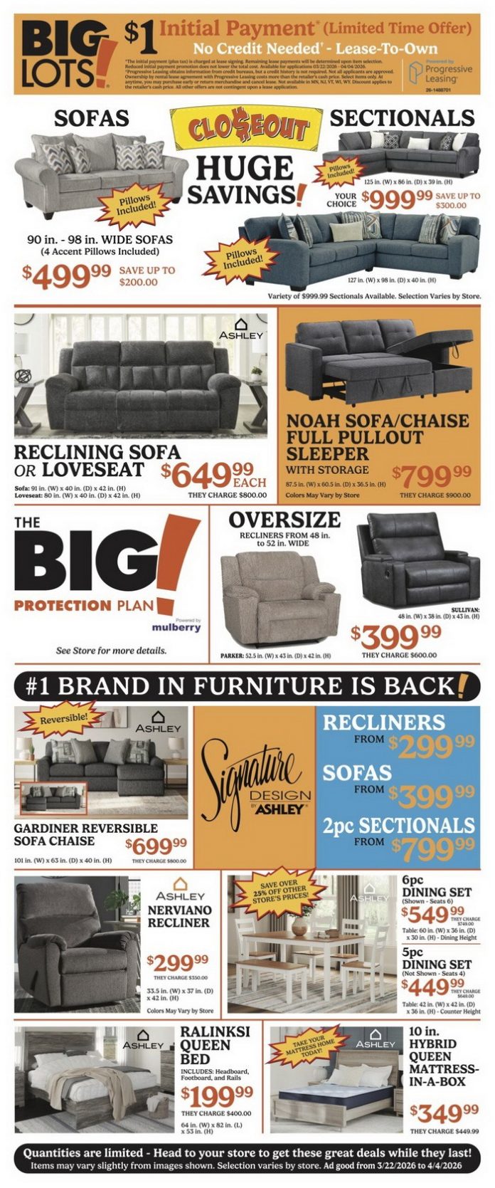 Big Lots Weekly Ad Mar 22 – Apr 04, 2026