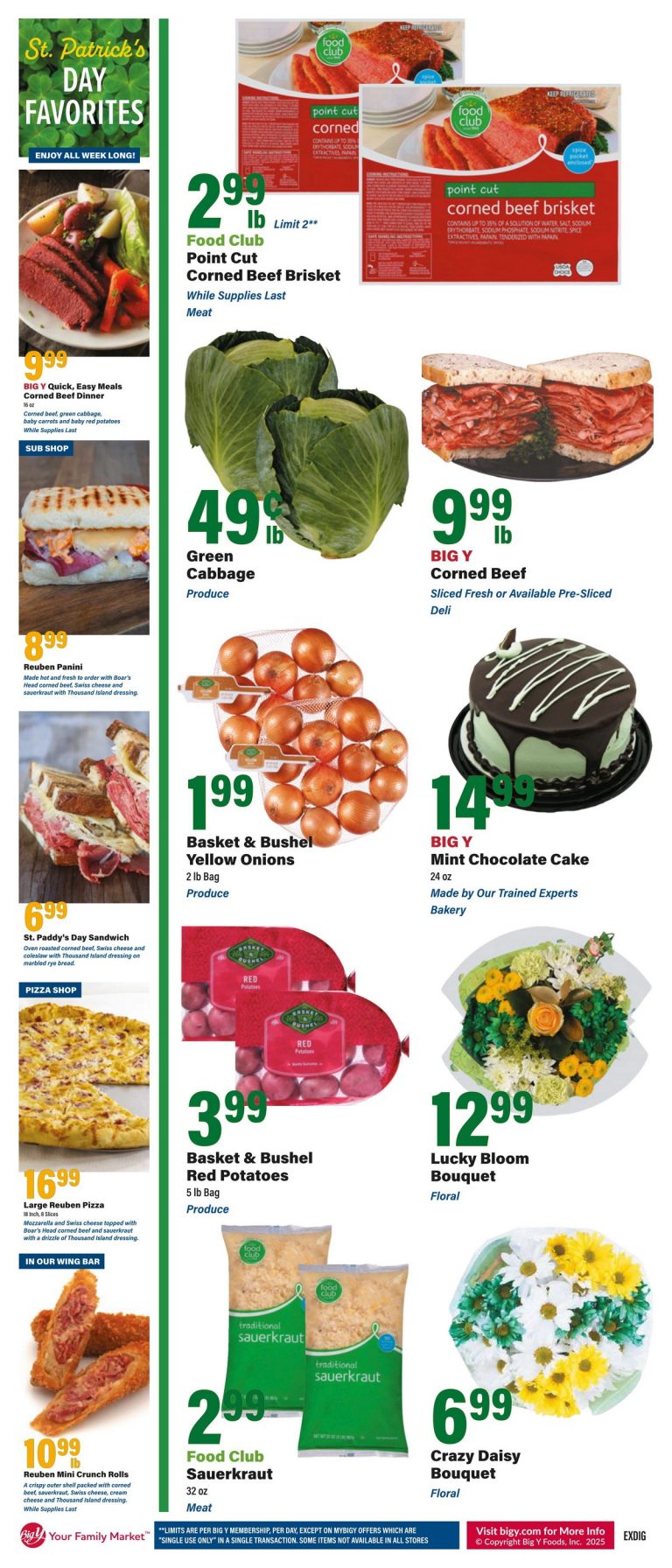 Big Y Weekly Ad Mar 12 – Mar 18, 2026 (St. Patrick's Day Promotion ...