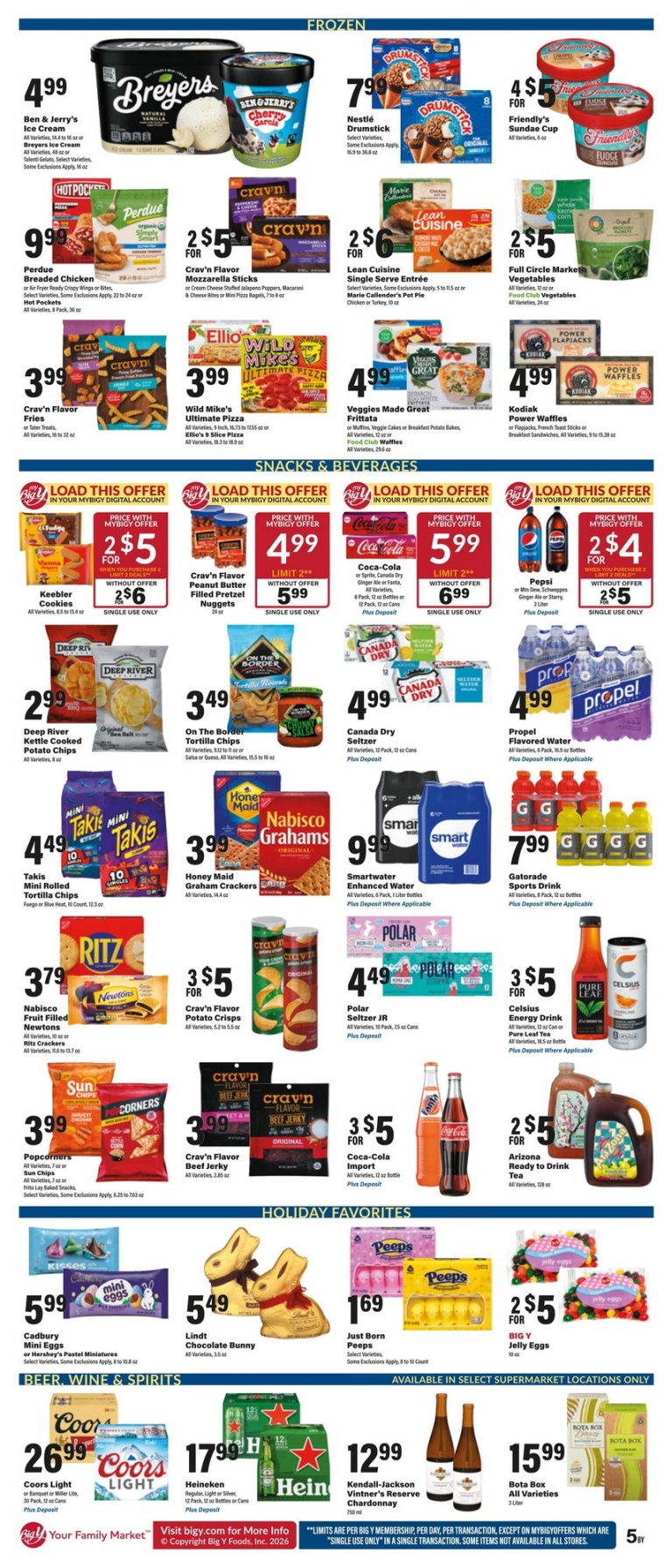 Big Y Weekly Ad Mar 19 – Mar 25, 2026 (Easter Promotion Included)