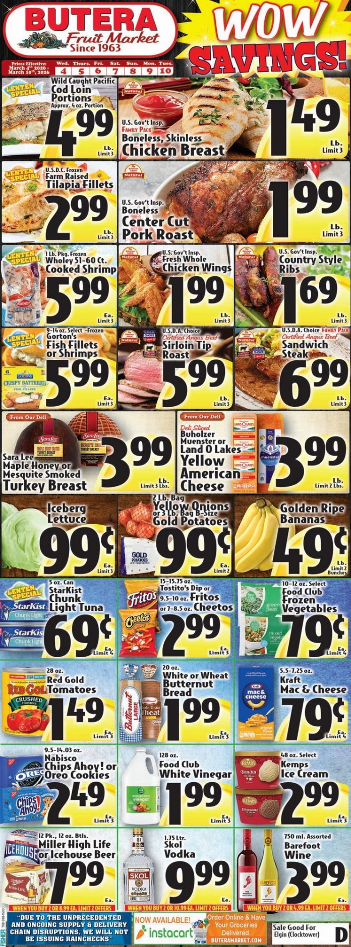 Butera Weekly Ad Mar 04 – Mar 10, 2026