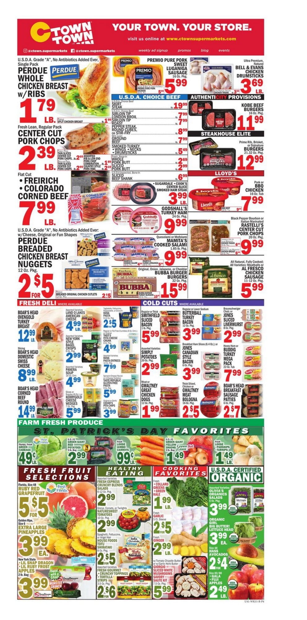 C-Town Weekly Ad Mar 13 – Mar 19, 2026 (St. Patrick's Day Promotion ...