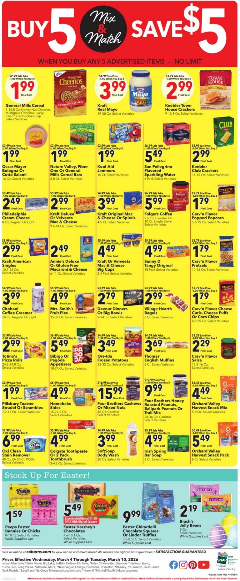 Coborn's Weekly Ad Mar 04 – Mar 10, 2026 (Easter Promotion Included)