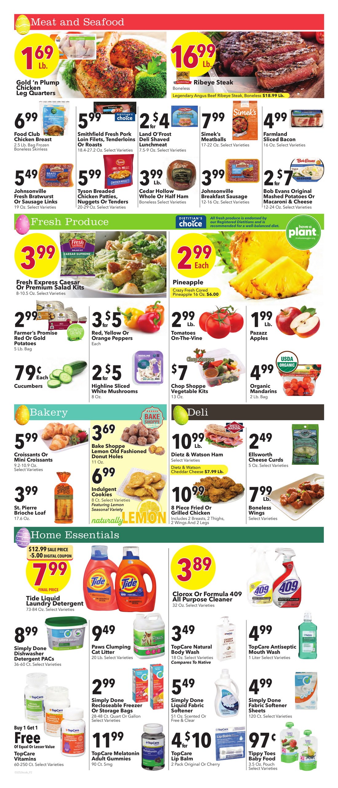 Coborn's Weekly Ad Mar 25 – Mar 31, 2026 (Easter Promotion Included)