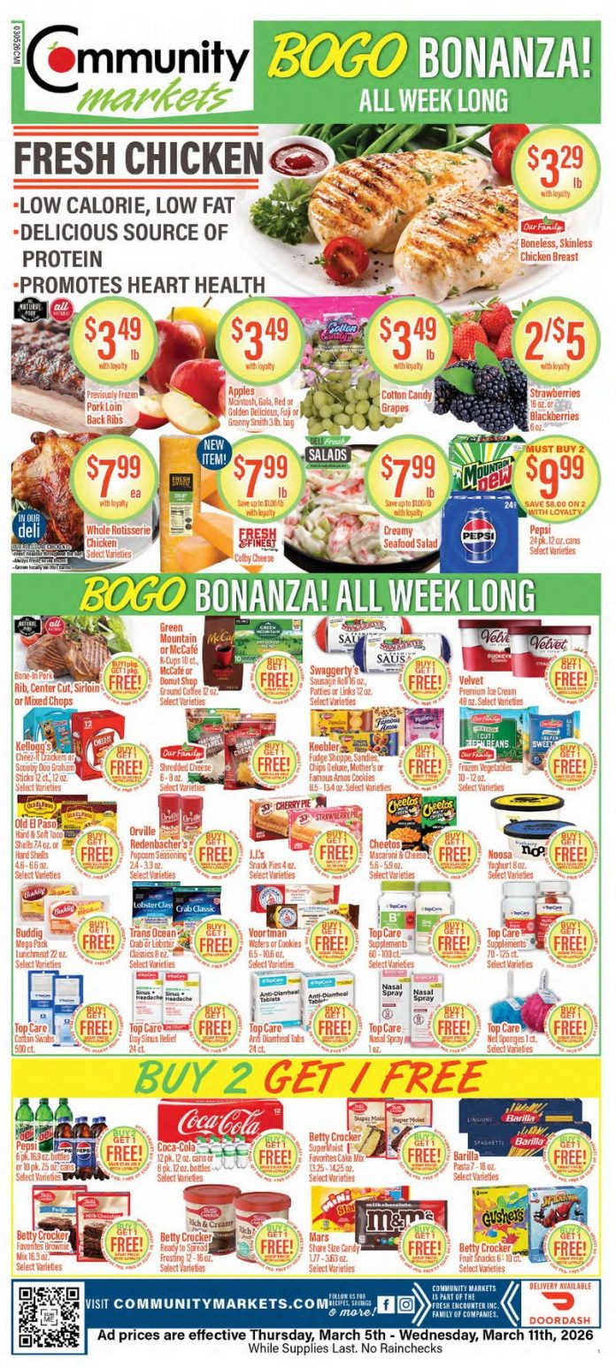Community Markets Weekly Ad Mar 05 – Mar 11, 2026