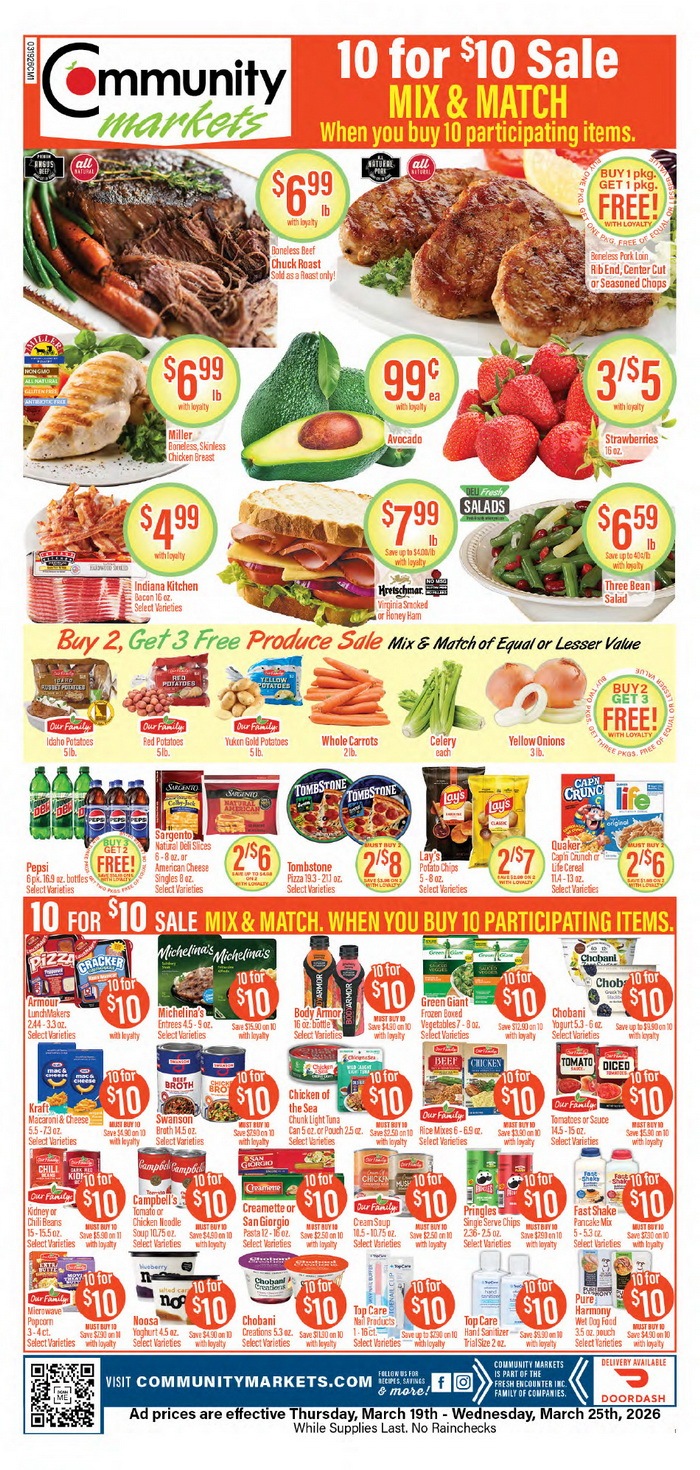 Community Markets Weekly Ad Mar 19 – Mar 25, 2026