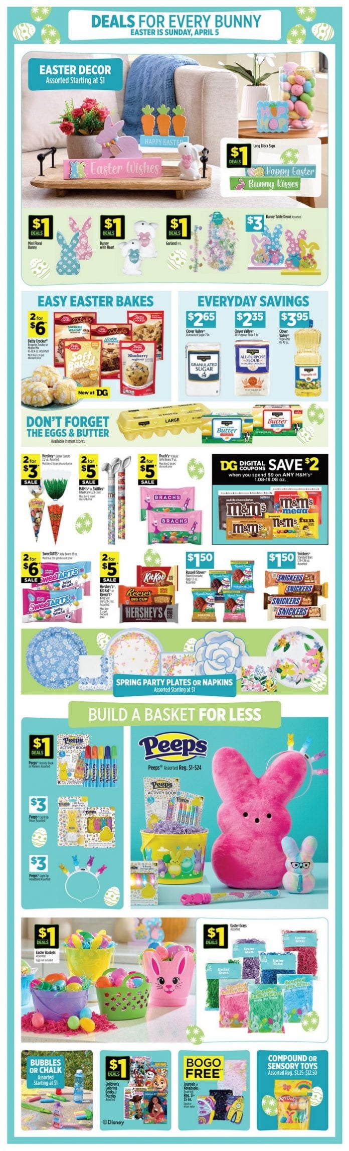 Dollar General Weekly Ad Mar 01 – Mar 07, 2026 (Easter Promotion Included)