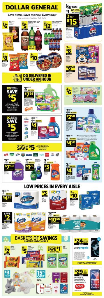Dollar General Weekly Ad Mar 08 – Mar 14, 2026 (Easter Promotion Included)