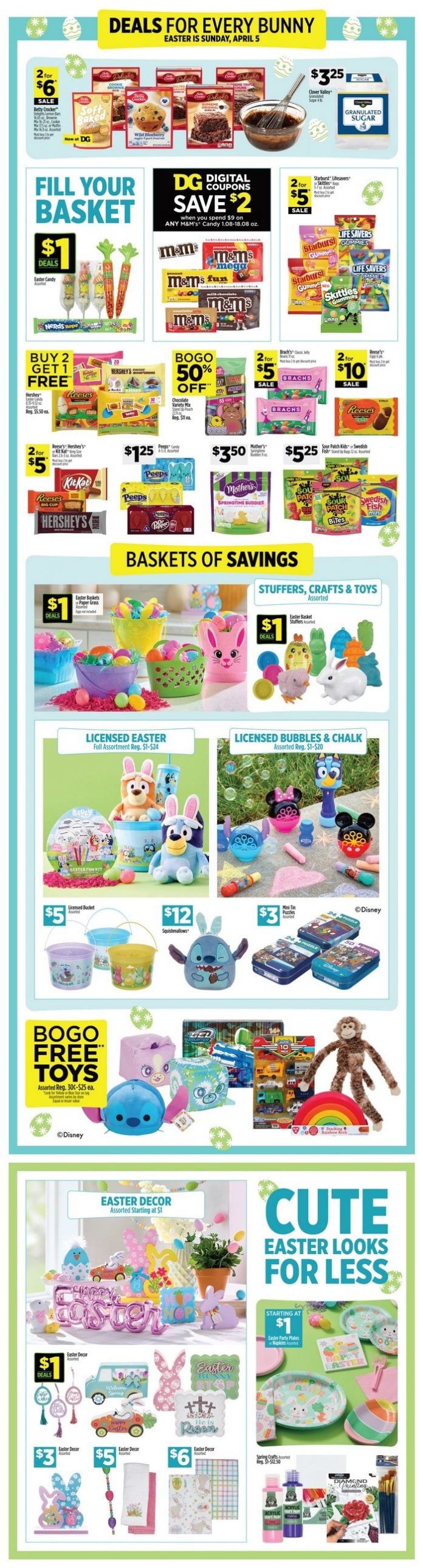 Dollar General Weekly Ad Mar 08 – Mar 14, 2026 (Easter Promotion Included)