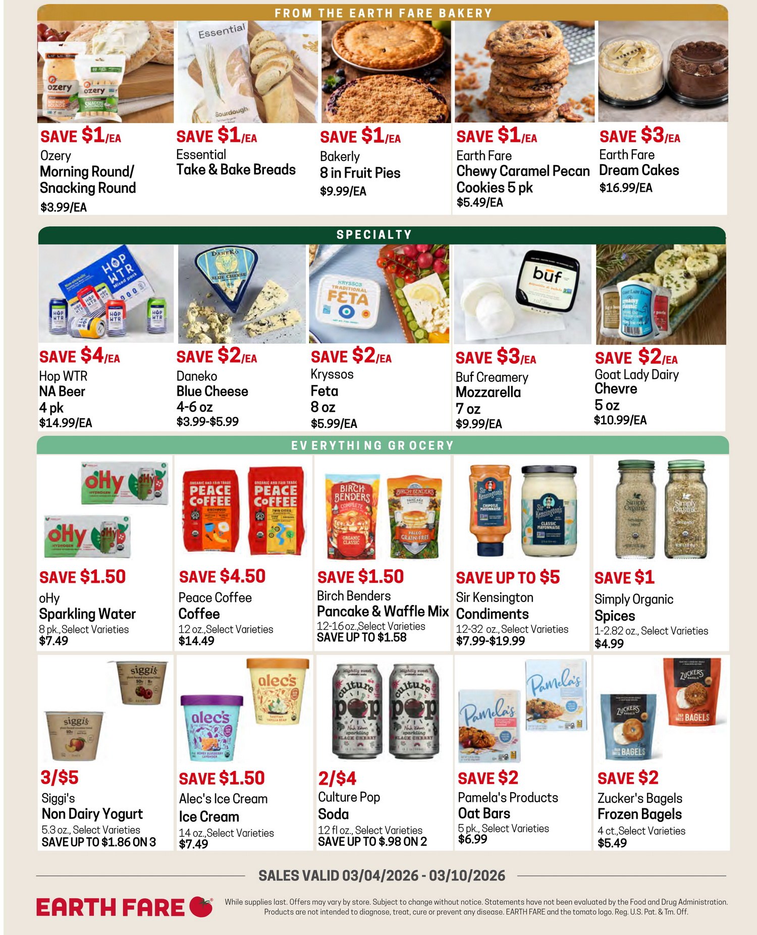Earth Fare Weekly Ad Mar 04 – Mar 10, 2026