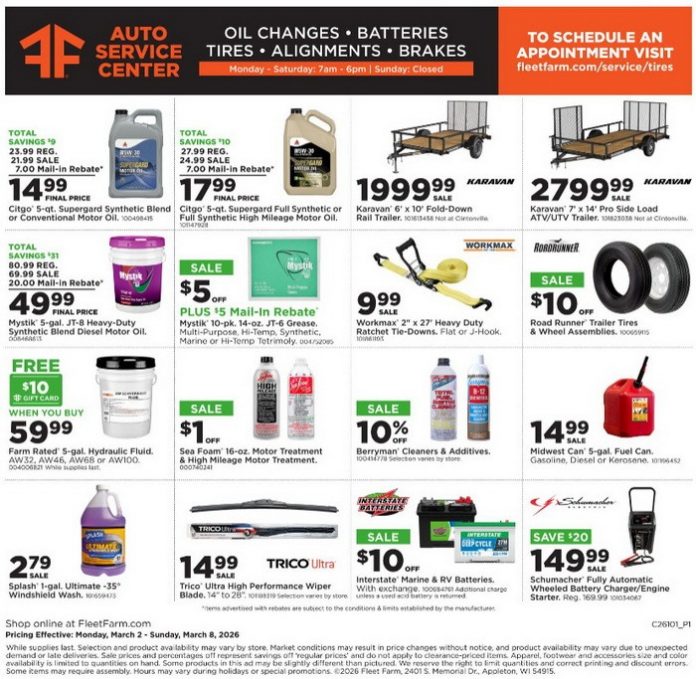 Fleet Farm Weekly Ad Mar 02 – Mar 08, 2026