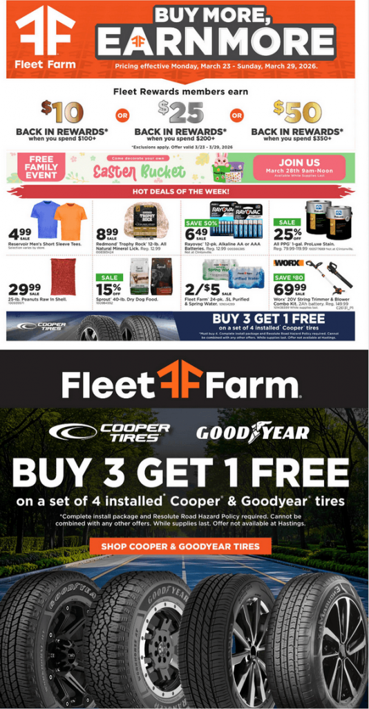 Fleet Farm Weekly Ad Mar 23– Mar 29, 2026