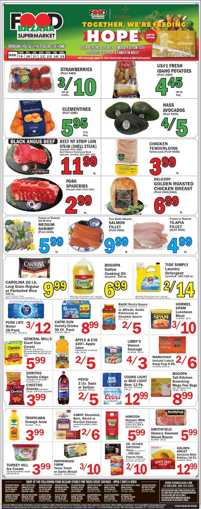 Food Bazaar Weekly Ad Mar 19 – Mar 25, 2026