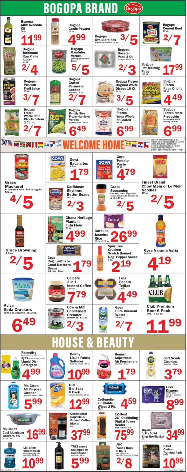 Food Bazaar Weekly Ad Mar 19 – Mar 25, 2026