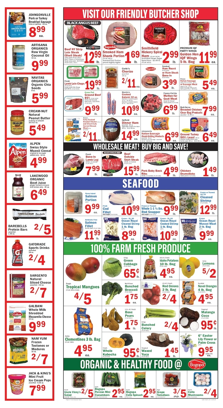 Food Bazaar Weekly Ad Mar 26 – Apr 01, 2026