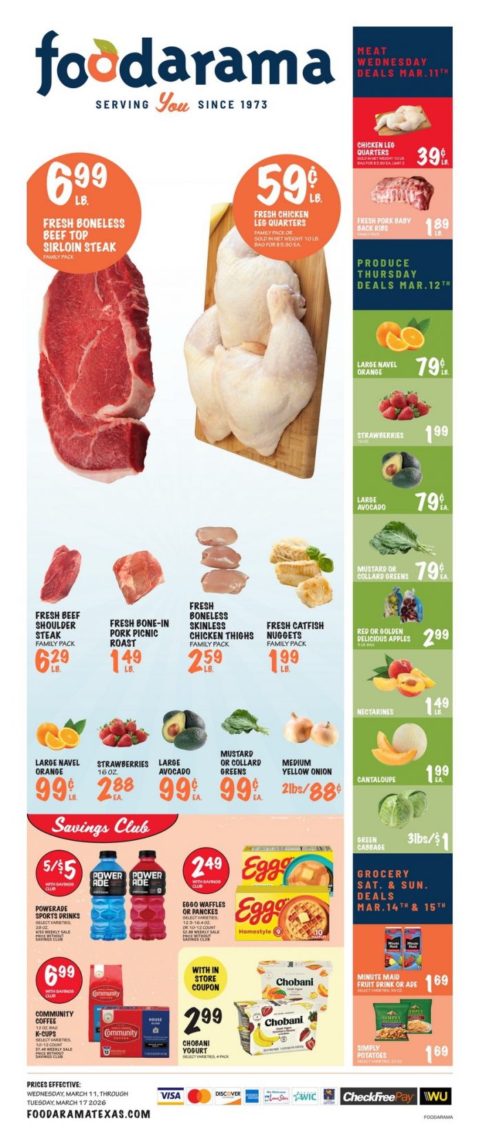 Foodarama Weekly Ad Mar 11 – Mar 17, 2026