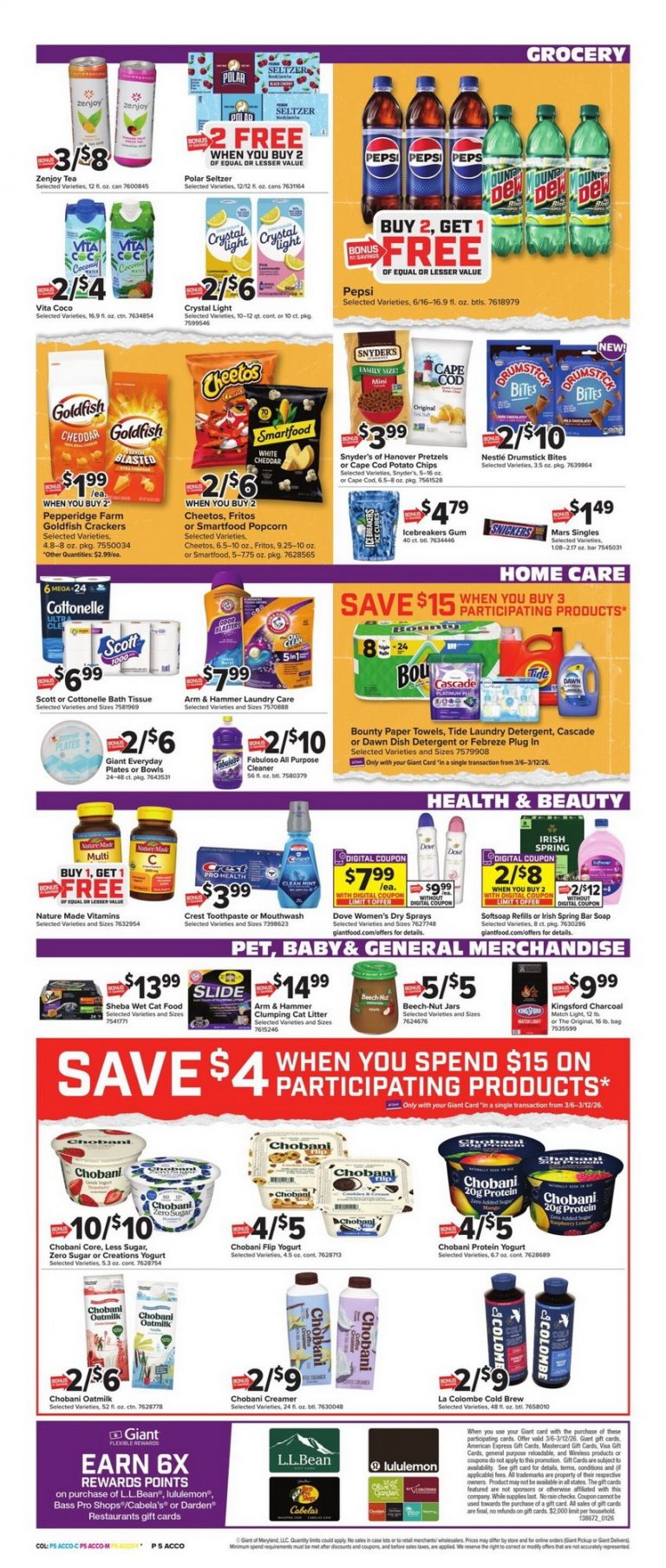 Giant Food Weekly Ad Mar 06 – Mar 12, 2026