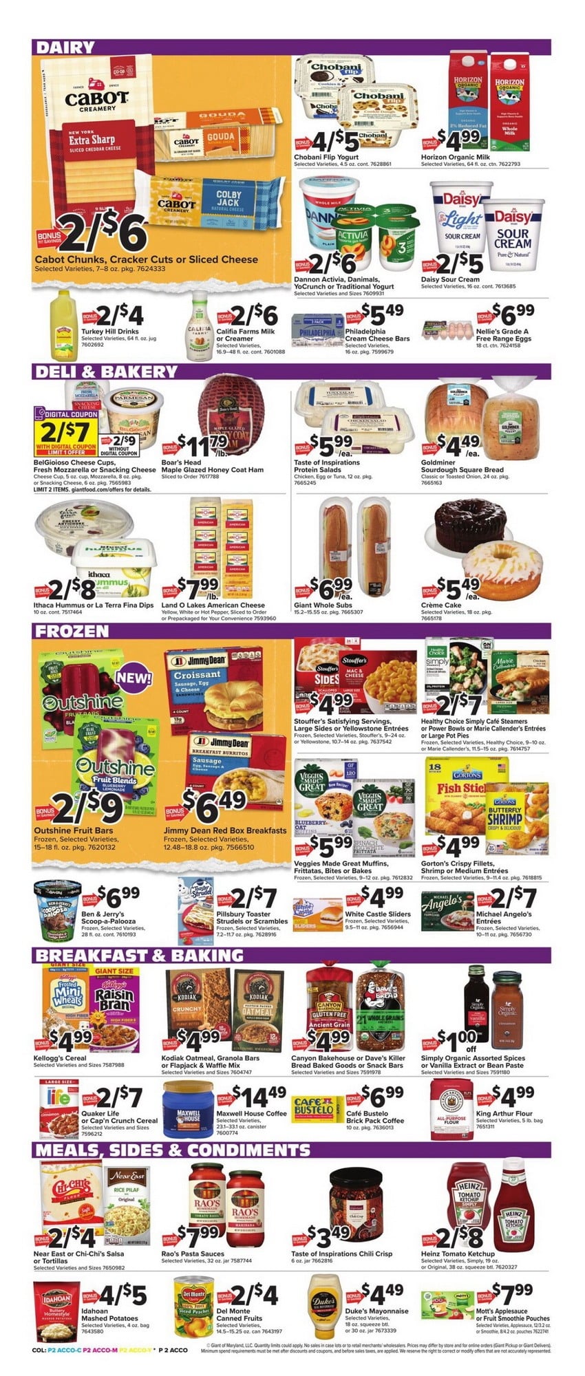 Giant Food Weekly Ad Mar 20 – Mar 26, 2026