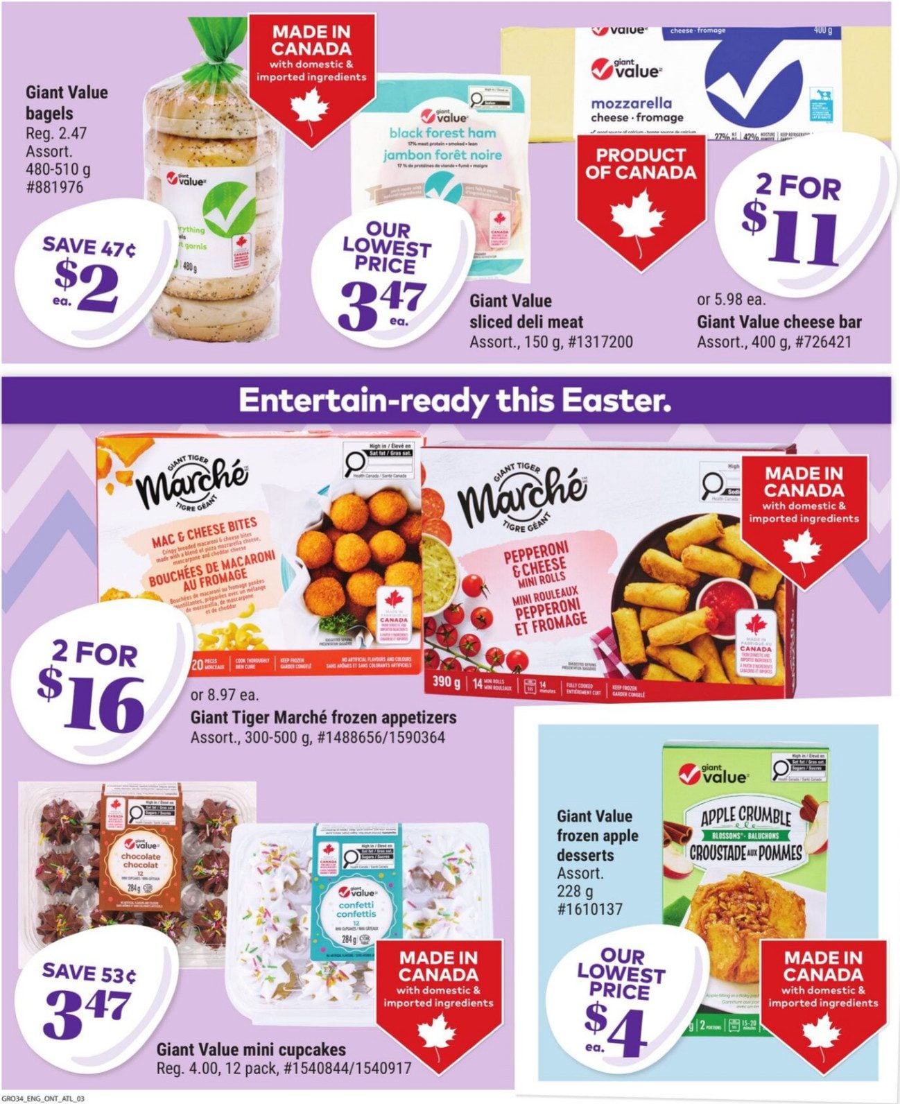 Giant Tiger Weekly Ad Mar 25 – Mar 31, 2026 (Easter Promotion Included)