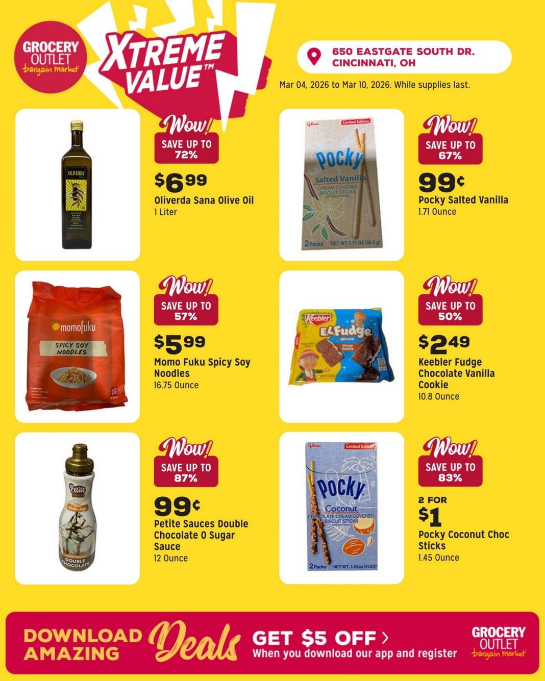 Grocery Outlet Weekly Ad Mar 04 – Mar 10, 2026