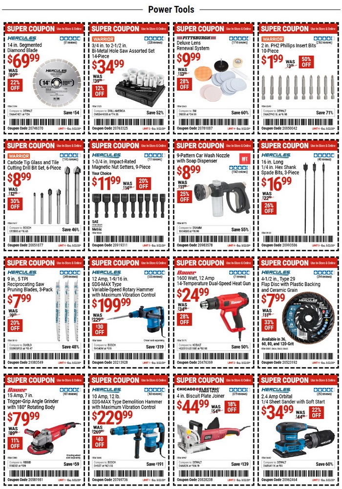Harbor Freight Coupon Sale Mar 09 – Mar 22, 2026