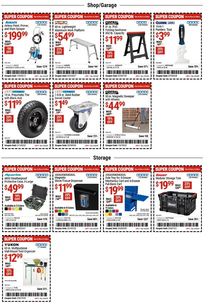 Harbor Freight Coupon Sale Mar 09 – Mar 22, 2026