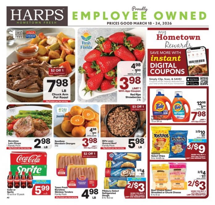 Harps Food Stores Weekly Ad Mar 18- Mar 24, 2026