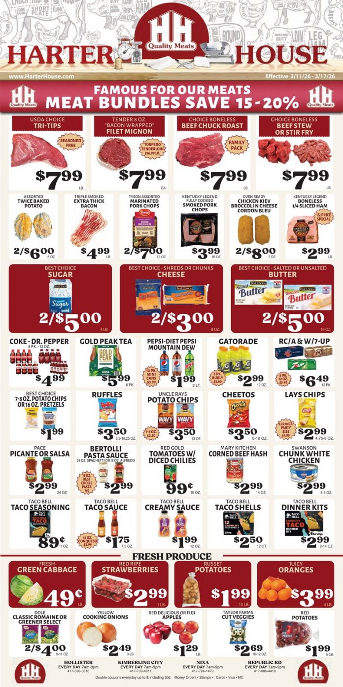 Harter House Weekly Ad Mar 11 – Mar 17, 2026