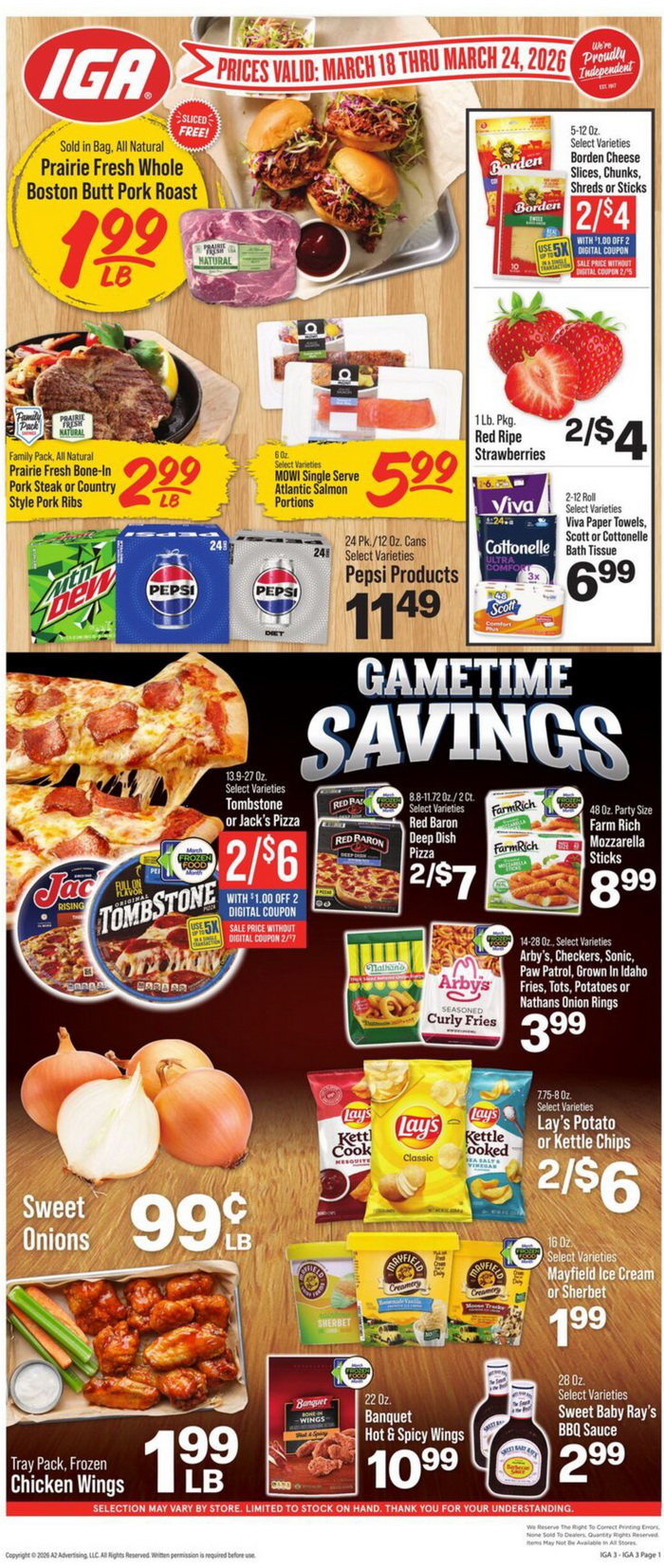 IGA Weekly Ad Mar 18 – Mar 24, 2026