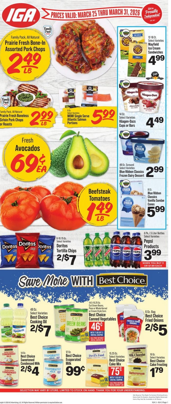 IGA Weekly Ad Mar 25 – Mar 31, 2026