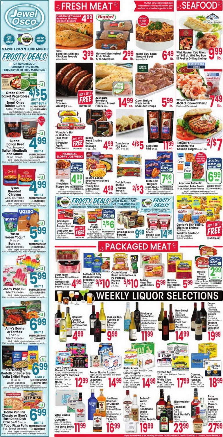 Jewel Osco Weekly Ad Mar 18 – Mar 24, 2026 (Easter Promotion Included)