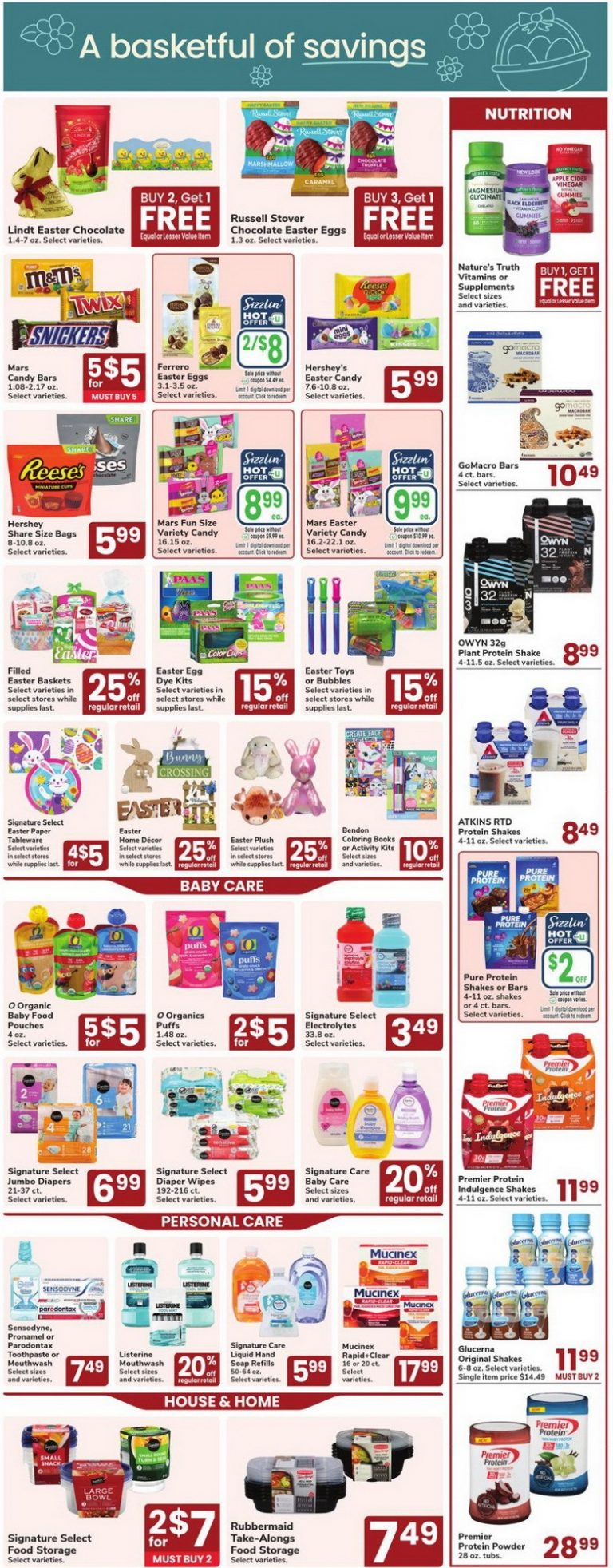 Jewel Osco Weekly Ad Mar 18 – Mar 24, 2026 (Easter Promotion Included)
