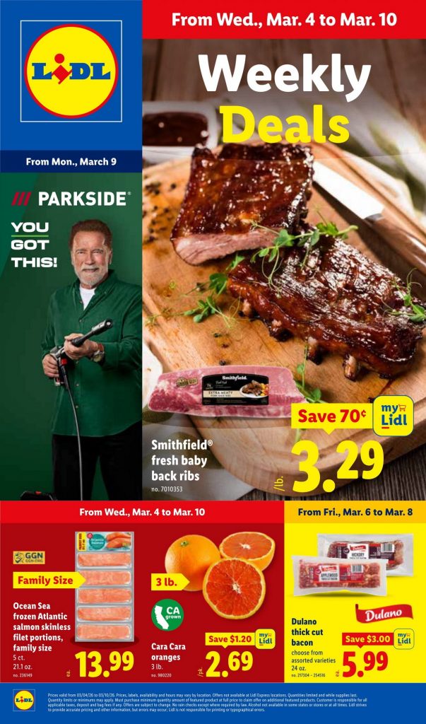 Lidl Weekly Ad Mar 04 – Mar 10, 2026